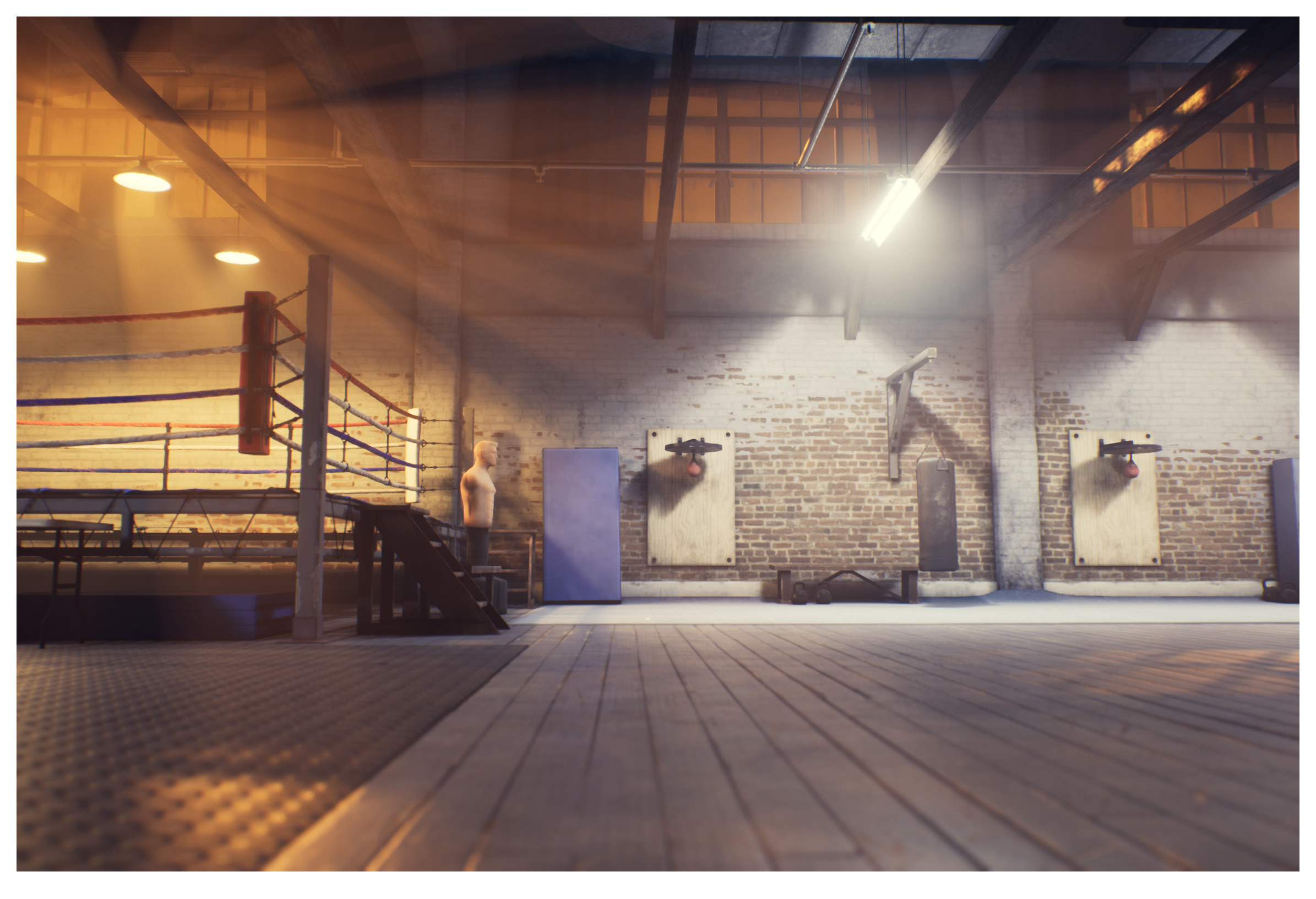 Kevin Elliott Wilson - Boxing Gym Lighting Study #2