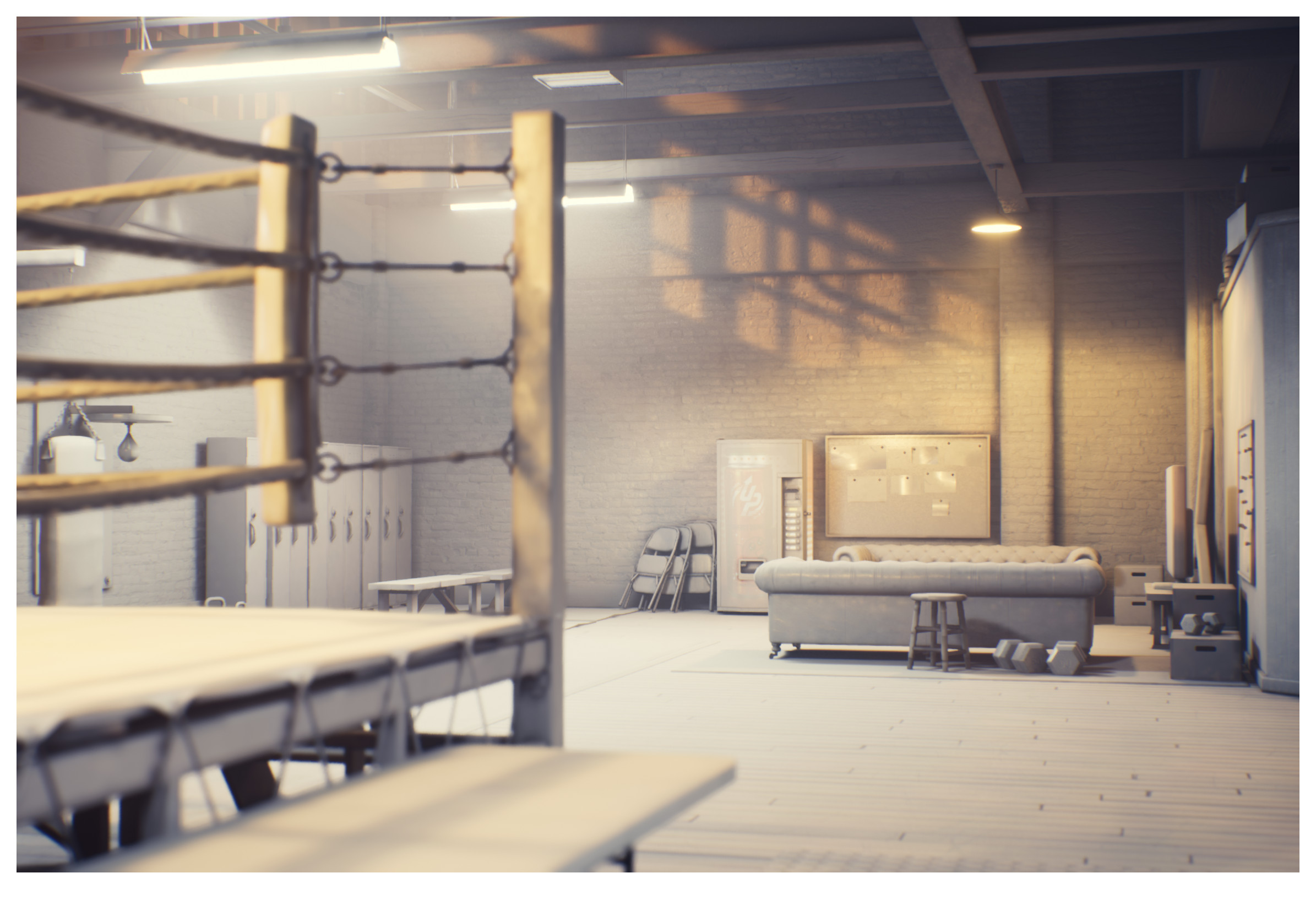 Kevin Elliott Wilson - Boxing Gym Lighting Study #2