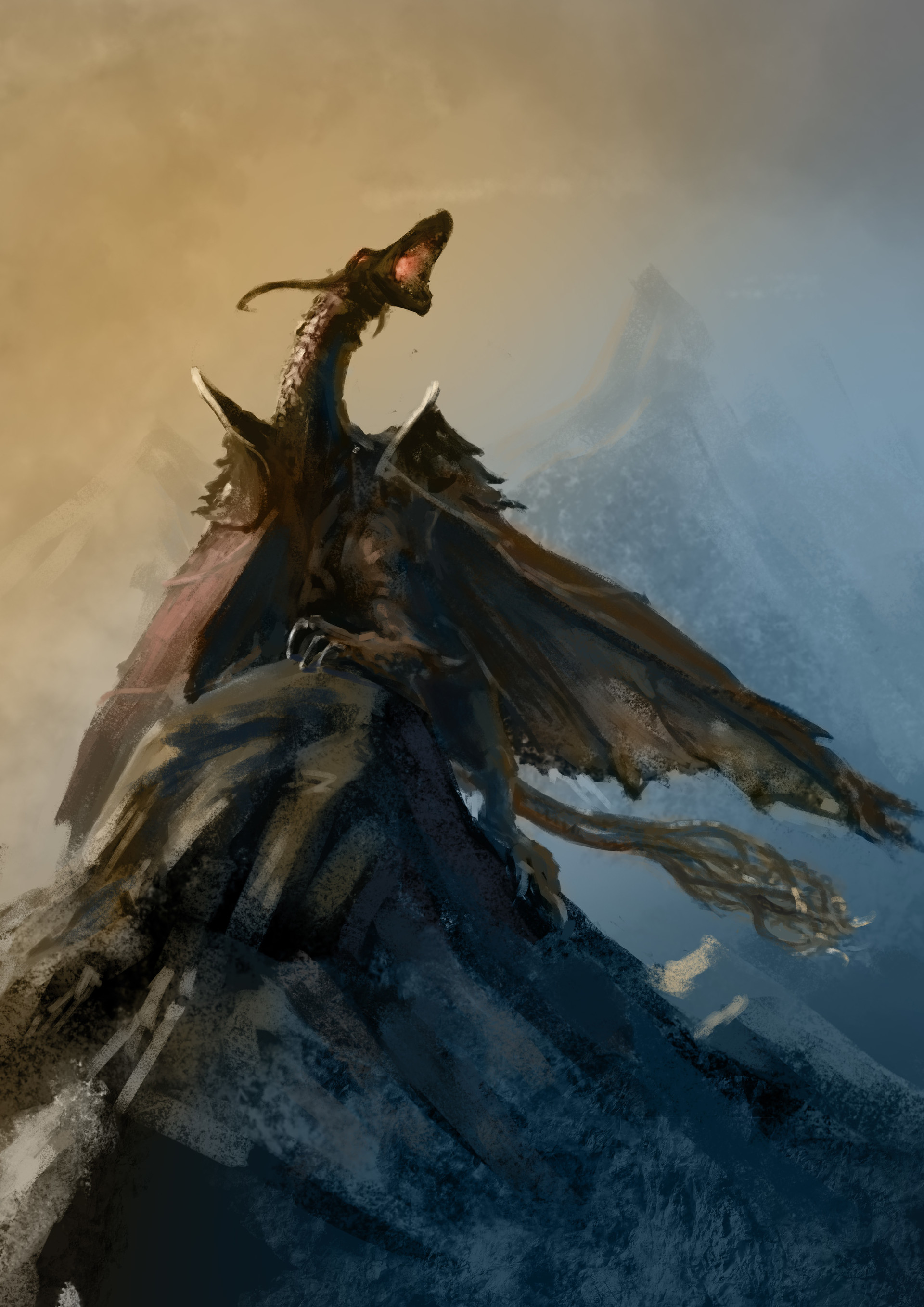 ArtStation - Quick dragon.