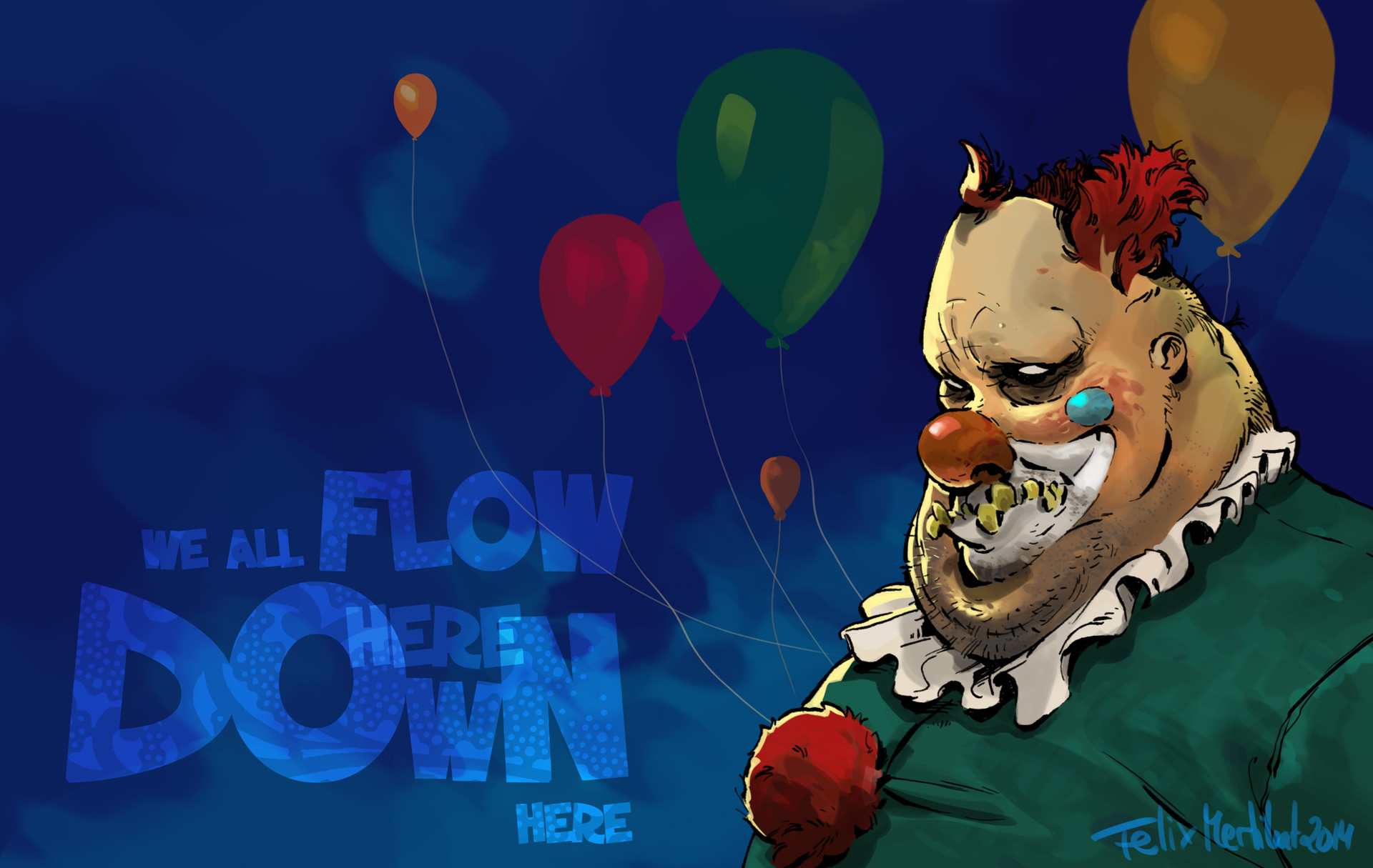 ArtStation - Weird Clown