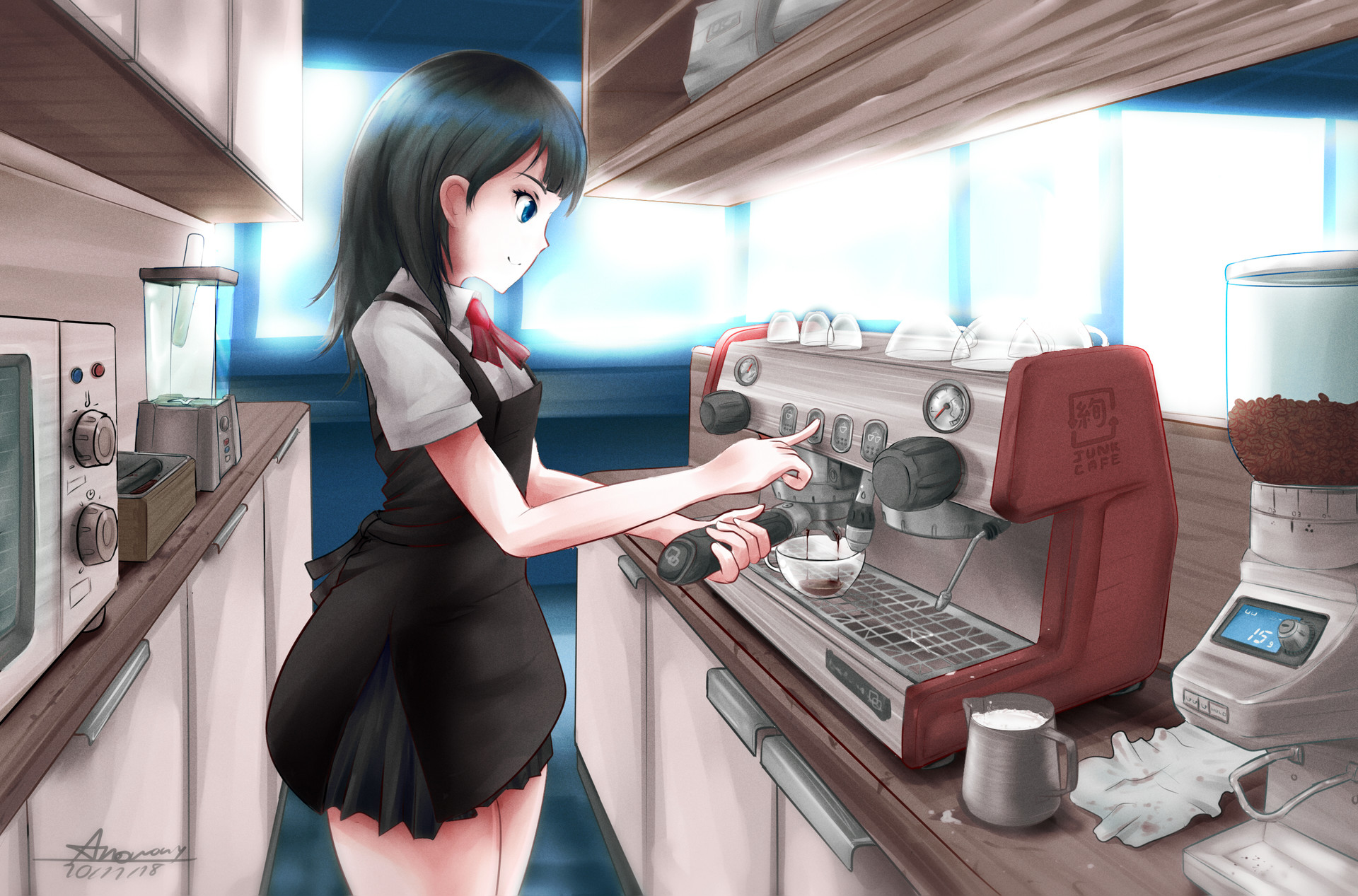 ArtStation - Rikka the Barista