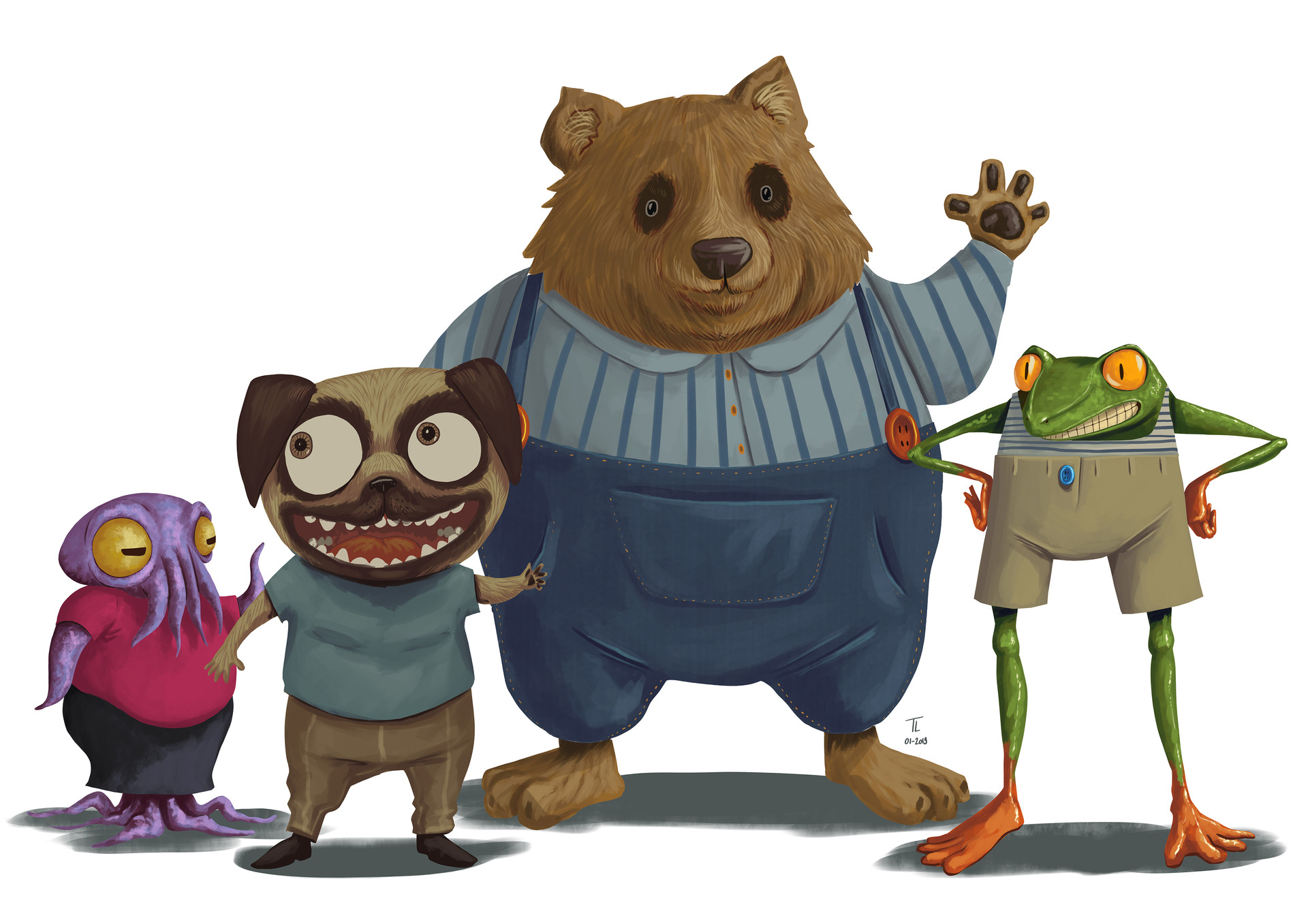 ArtStation - Young Animal Characters