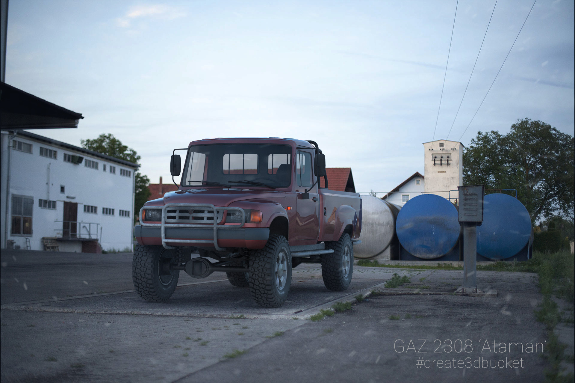 ArtStation - GAZ-2308 'Ataman'