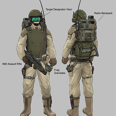 Splash Damage - Enemy Territory: Quake Wars Character Concepts