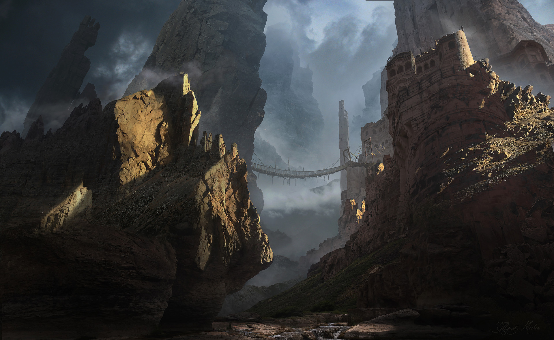 ArtStation - the scary fort