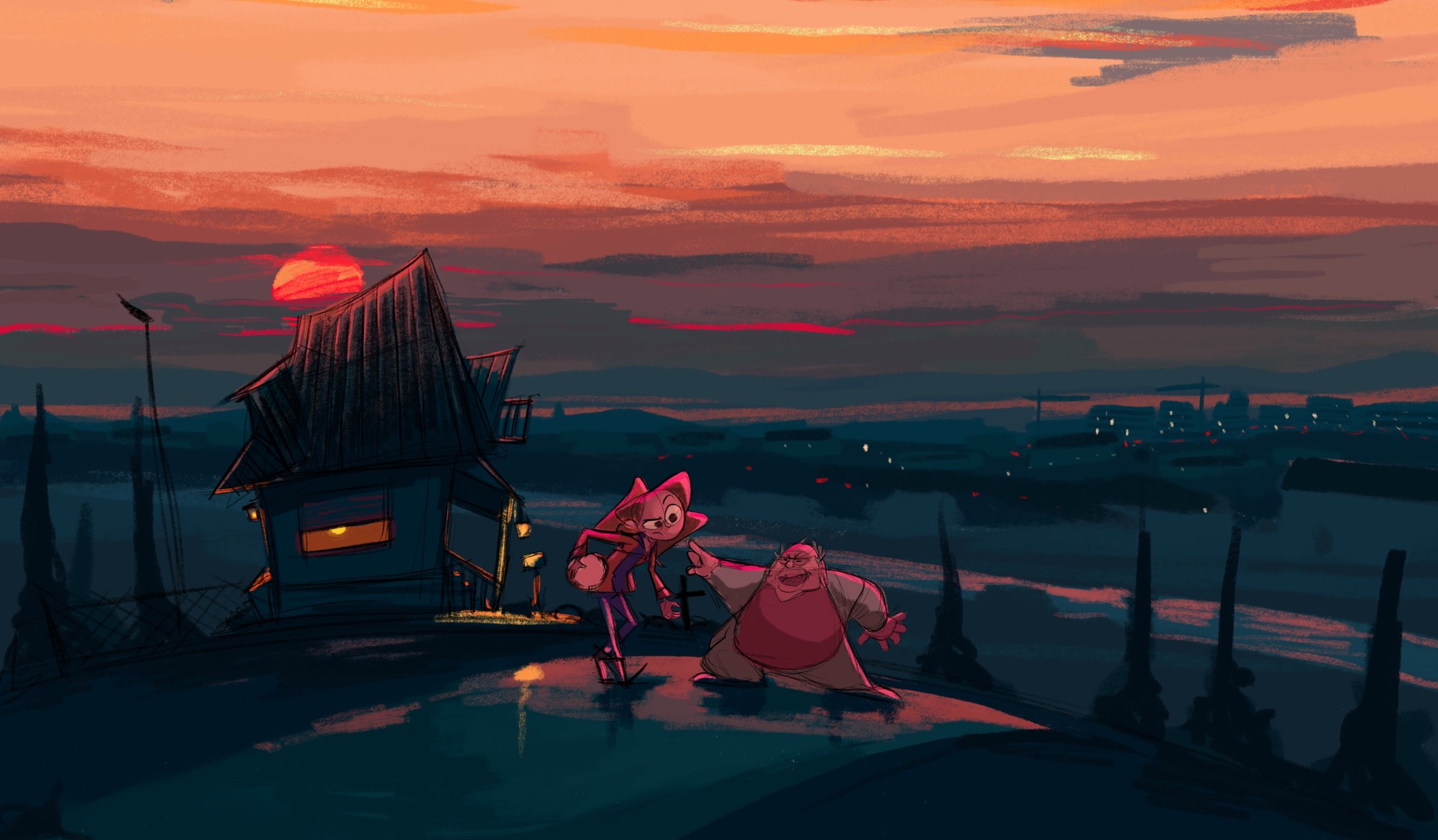 ArtStation - Falling Ninjas - Comic Exploration #1