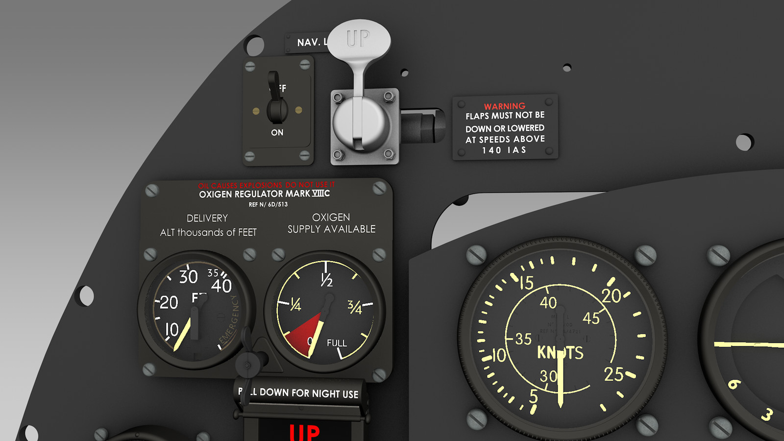 Maurizio Pavesi - Spitfire MK I Instruments Panel