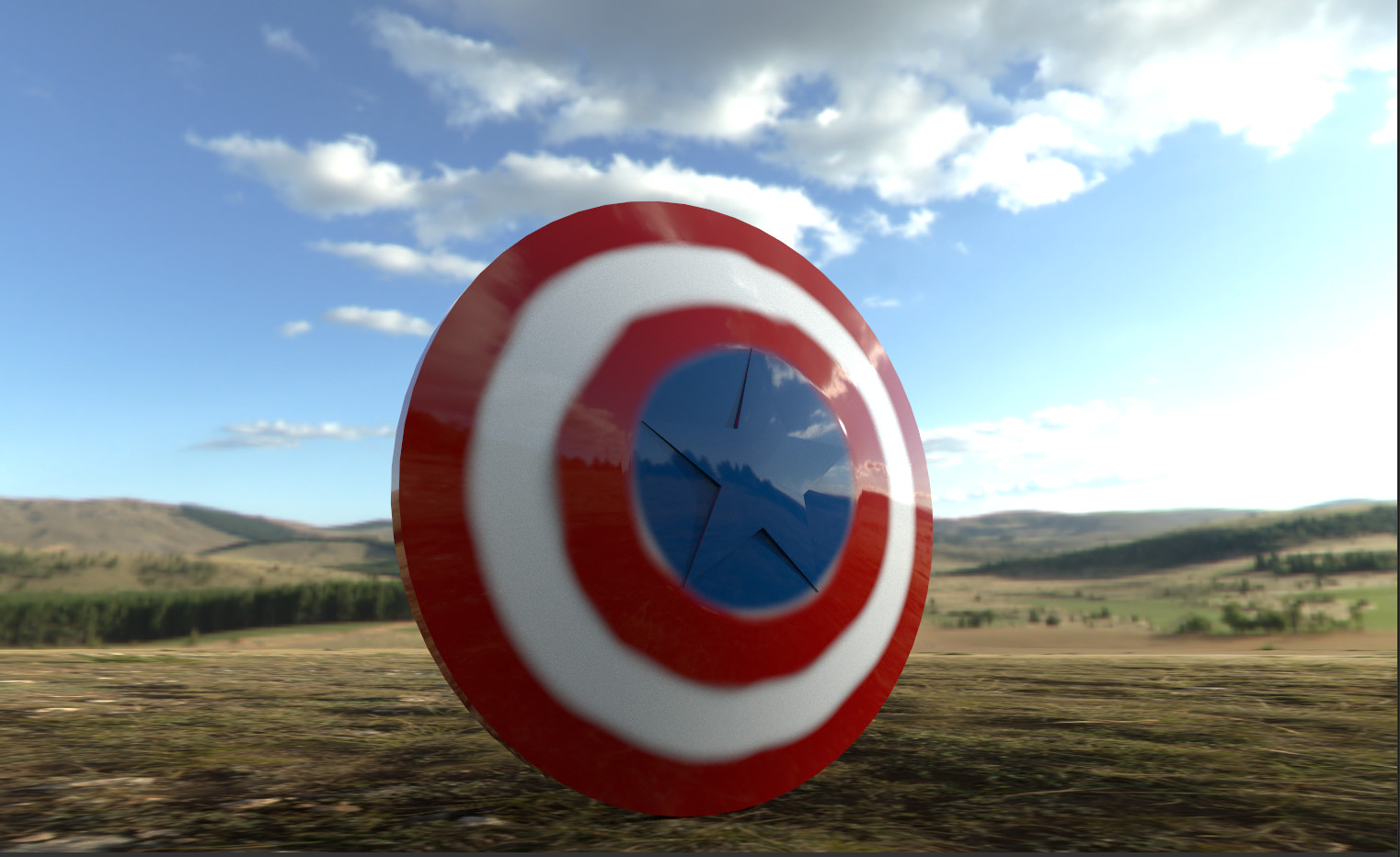 ArtStation - Captain America's Shield