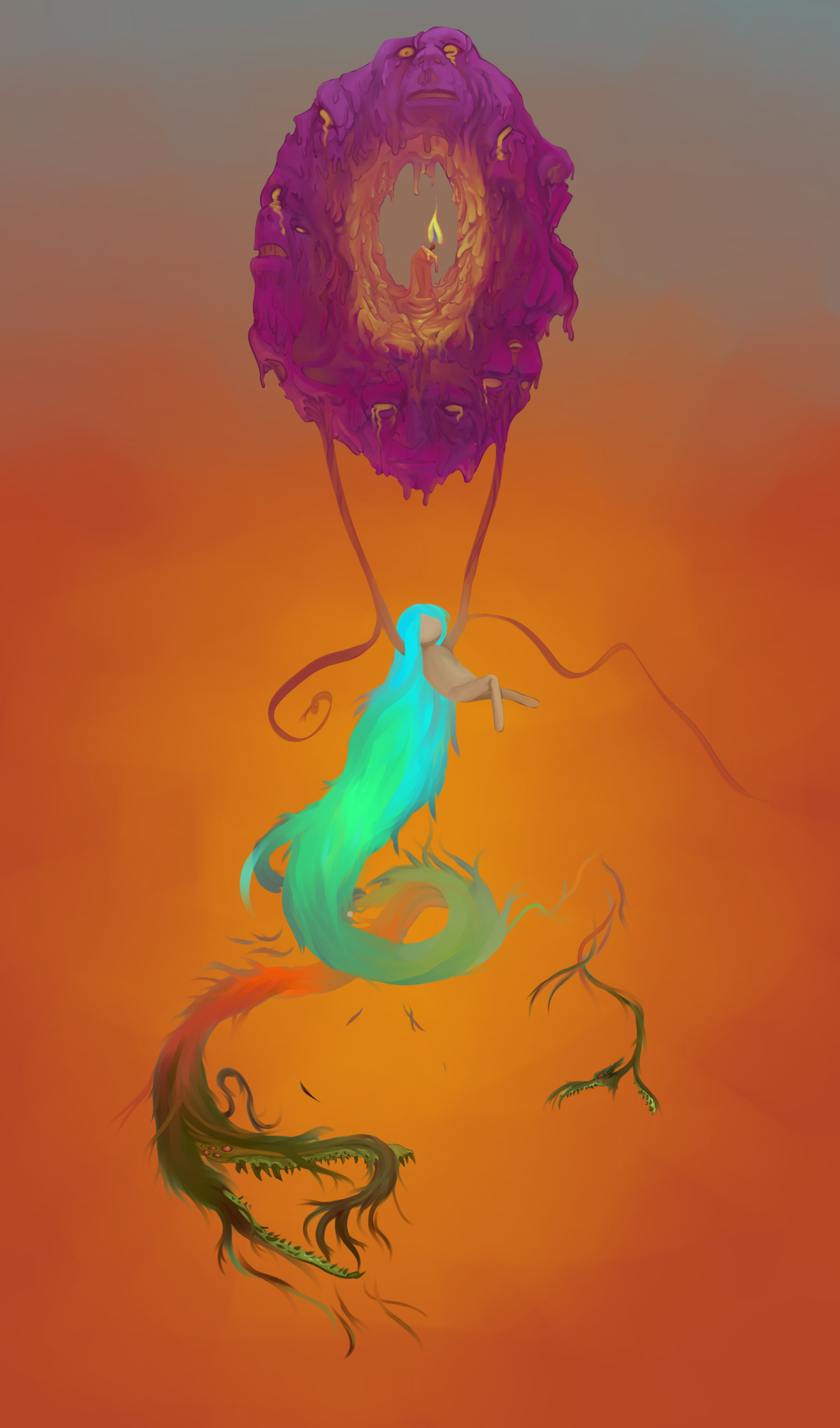 ArtStation - Girl and balloon