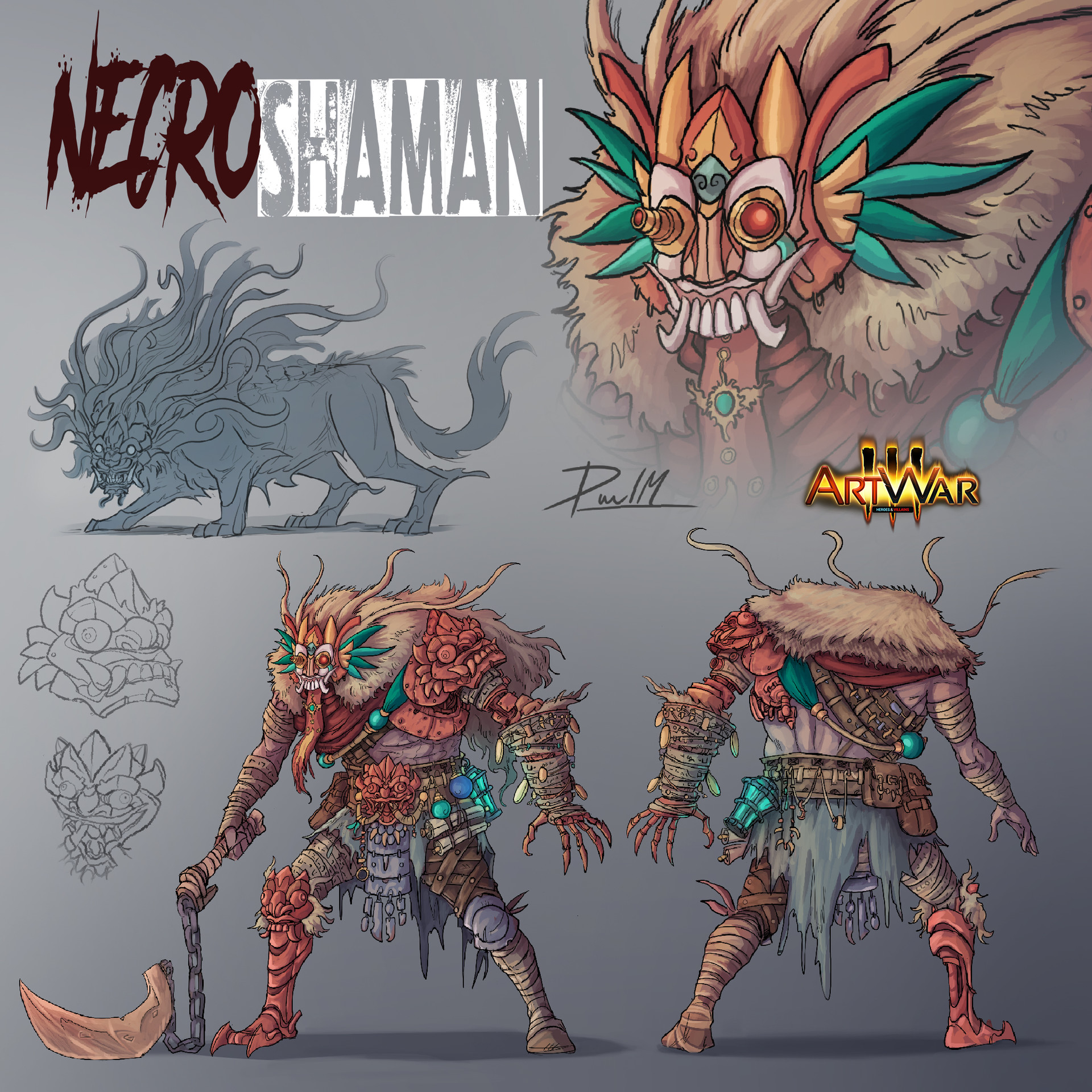 ArtStation - Necro Shaman. Character design