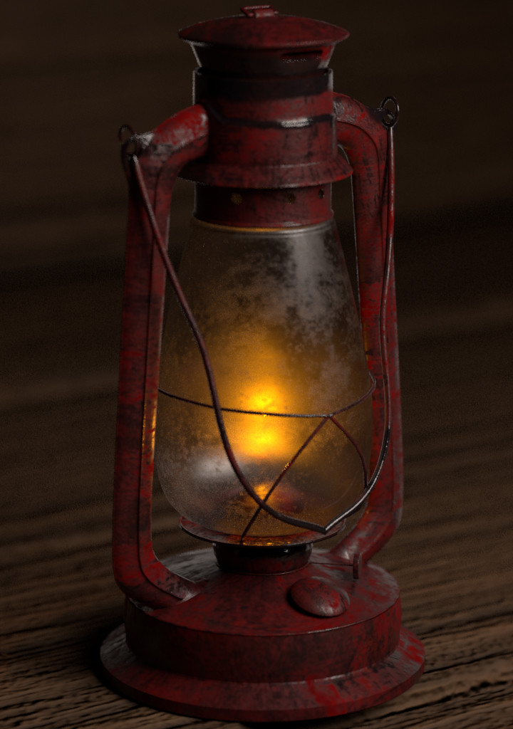 ArtStation - oil lamp