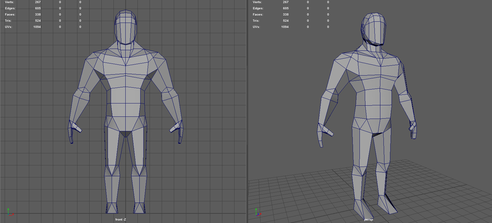 ArtStation - 3D Lowpoly - RTS game assets - Generic Male unit
