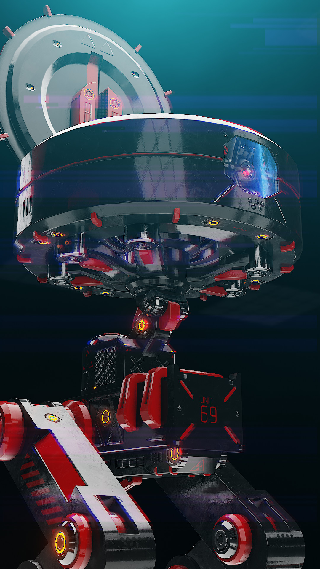 ArtStation - Circular Head Mecha