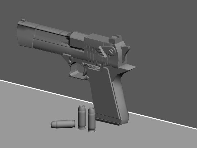 ArtStation - Desert Eagle 3D | Bullets