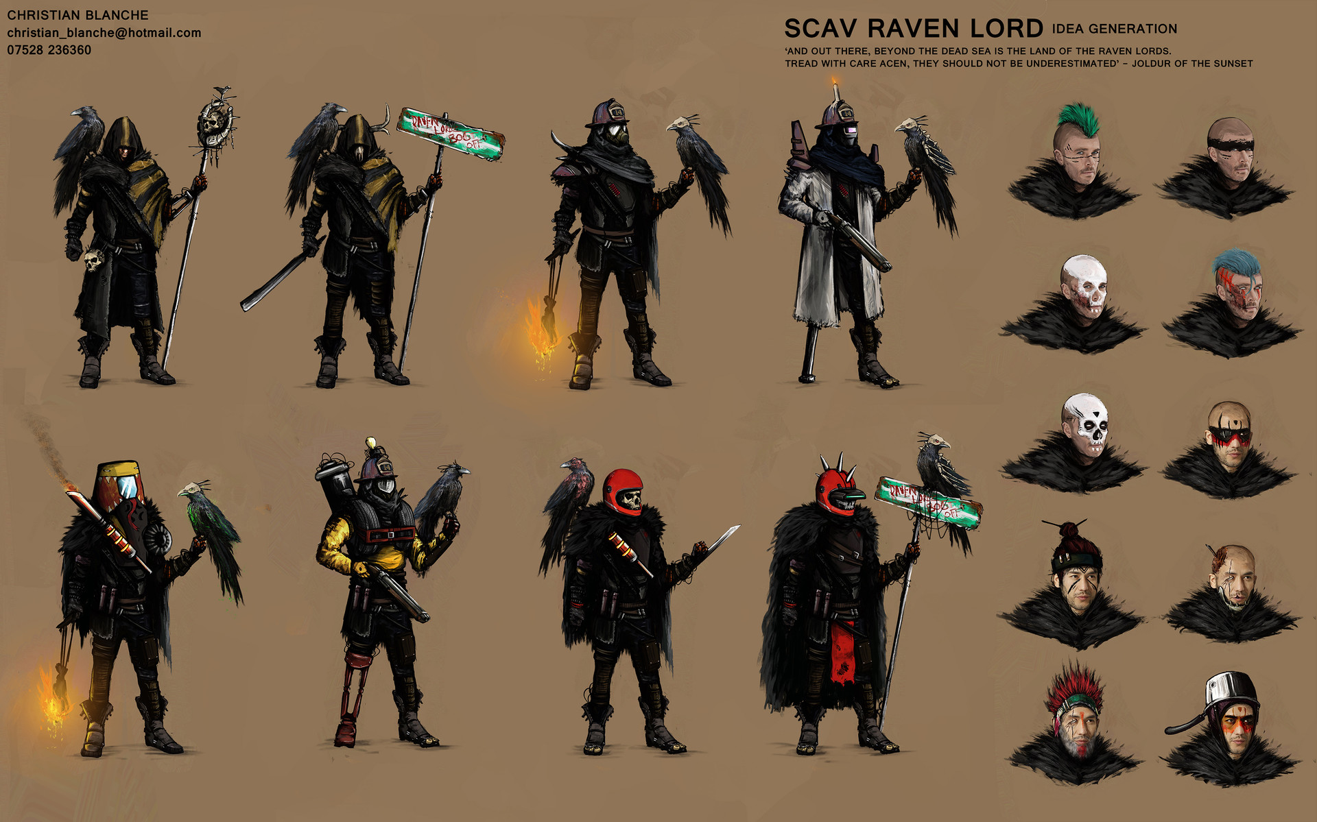 ArtStation - Apocalyptic Scav - Character Concept Art