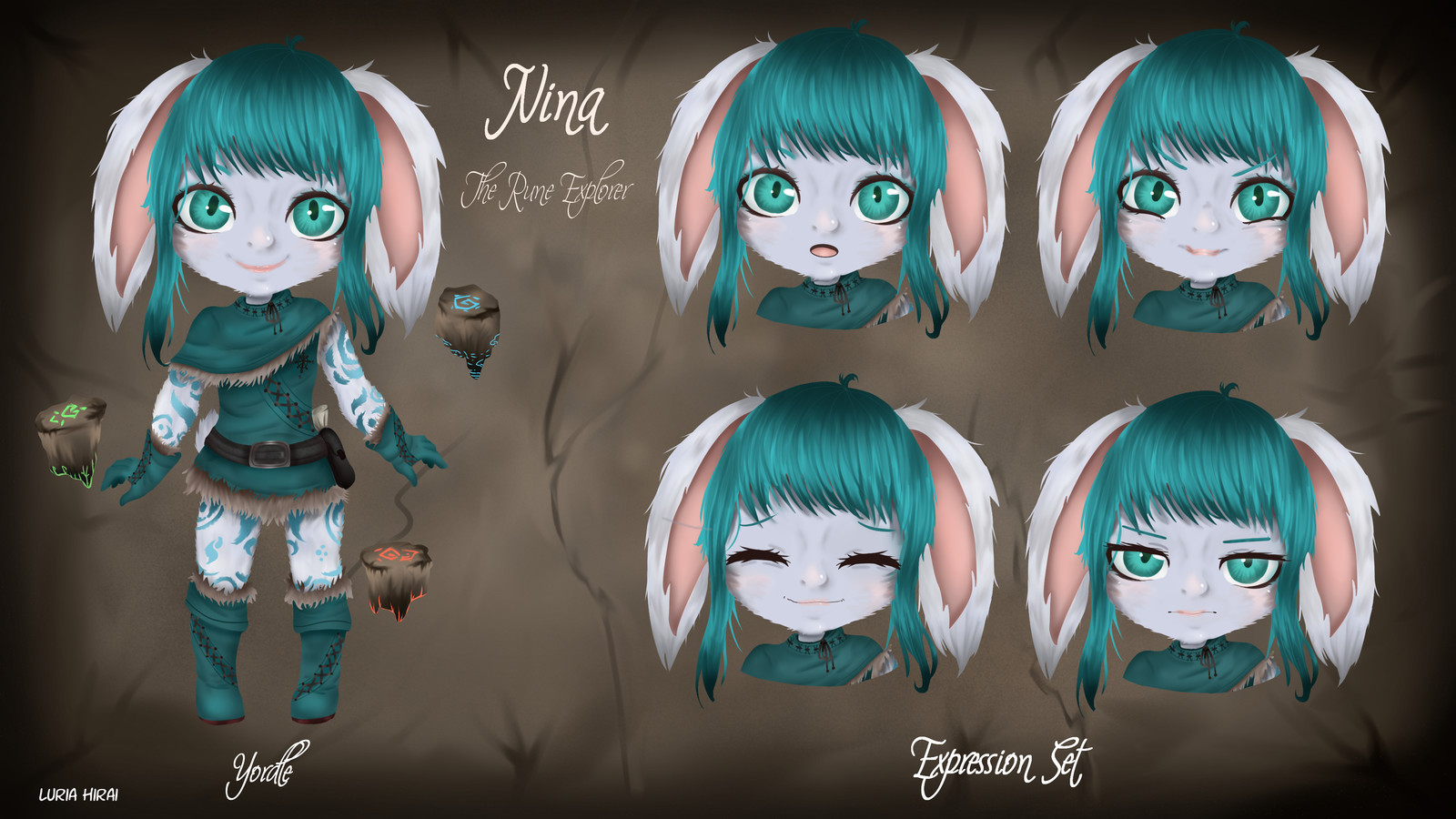 Luria Hirai - Nina - Character Concept