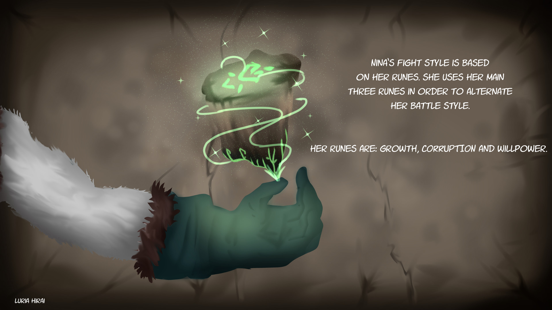 Luria Hirai - Nina - Character Concept