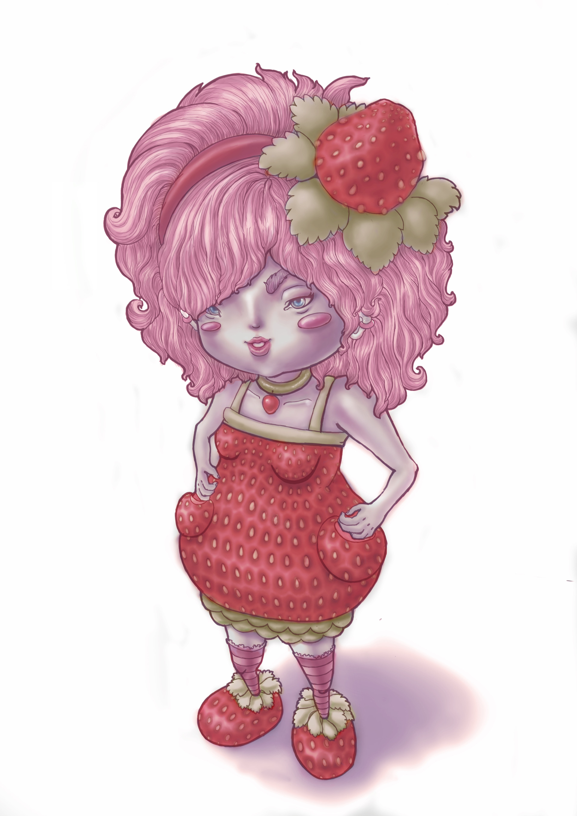 ArtStation - strawberry girl
