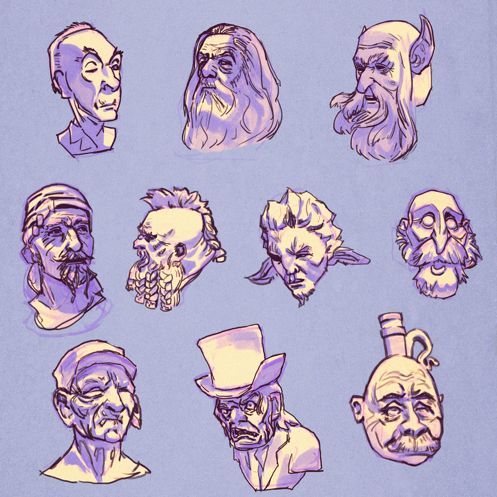 ArtStation - #100HeadsChallenge - Day 8