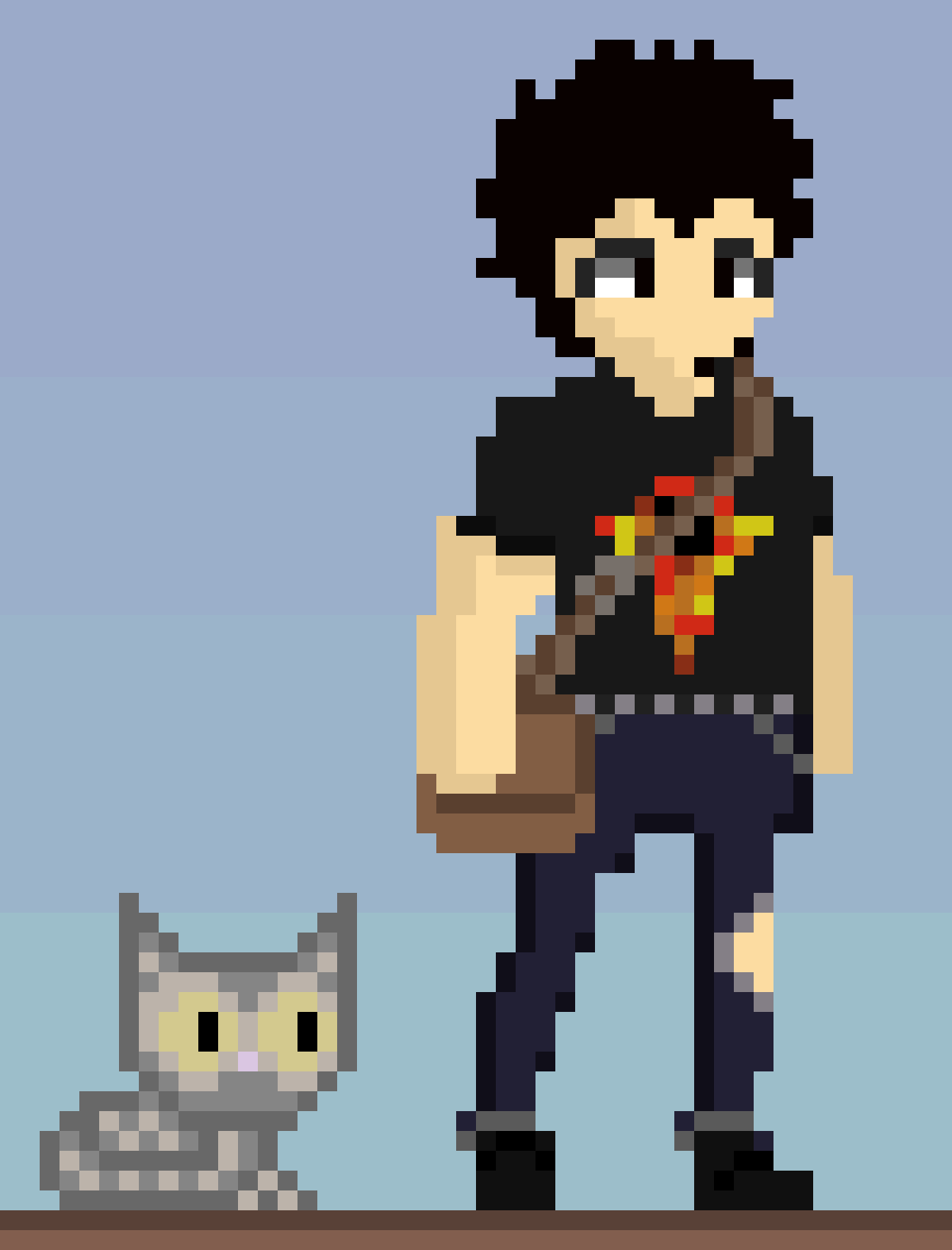 ArtStation - Me in pixel art