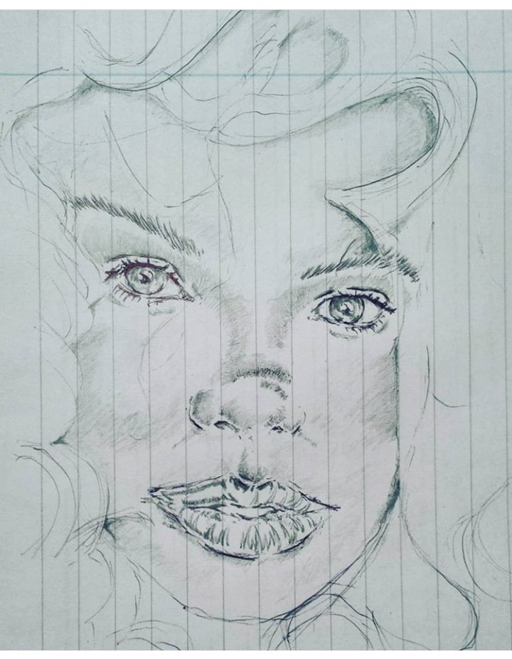 Karl Reid - Lady portrait #06 with wips