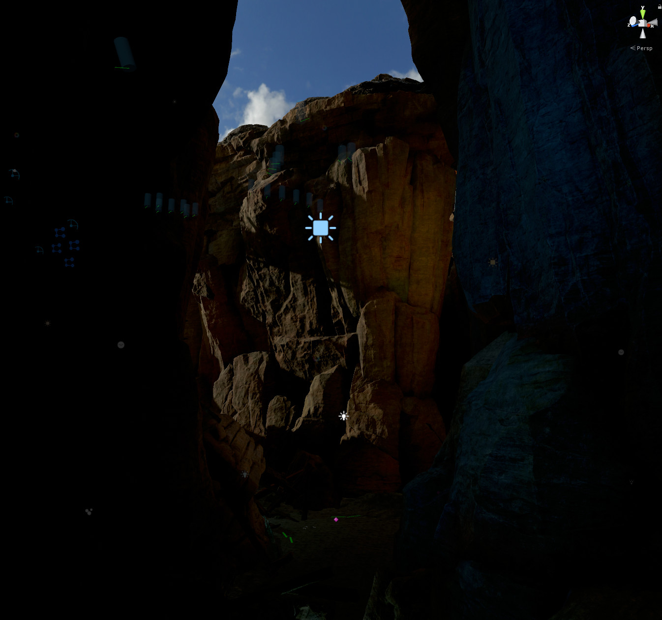 Joseph Silverman - WoK - Chasm Lighting, Props, Ground, Shaders