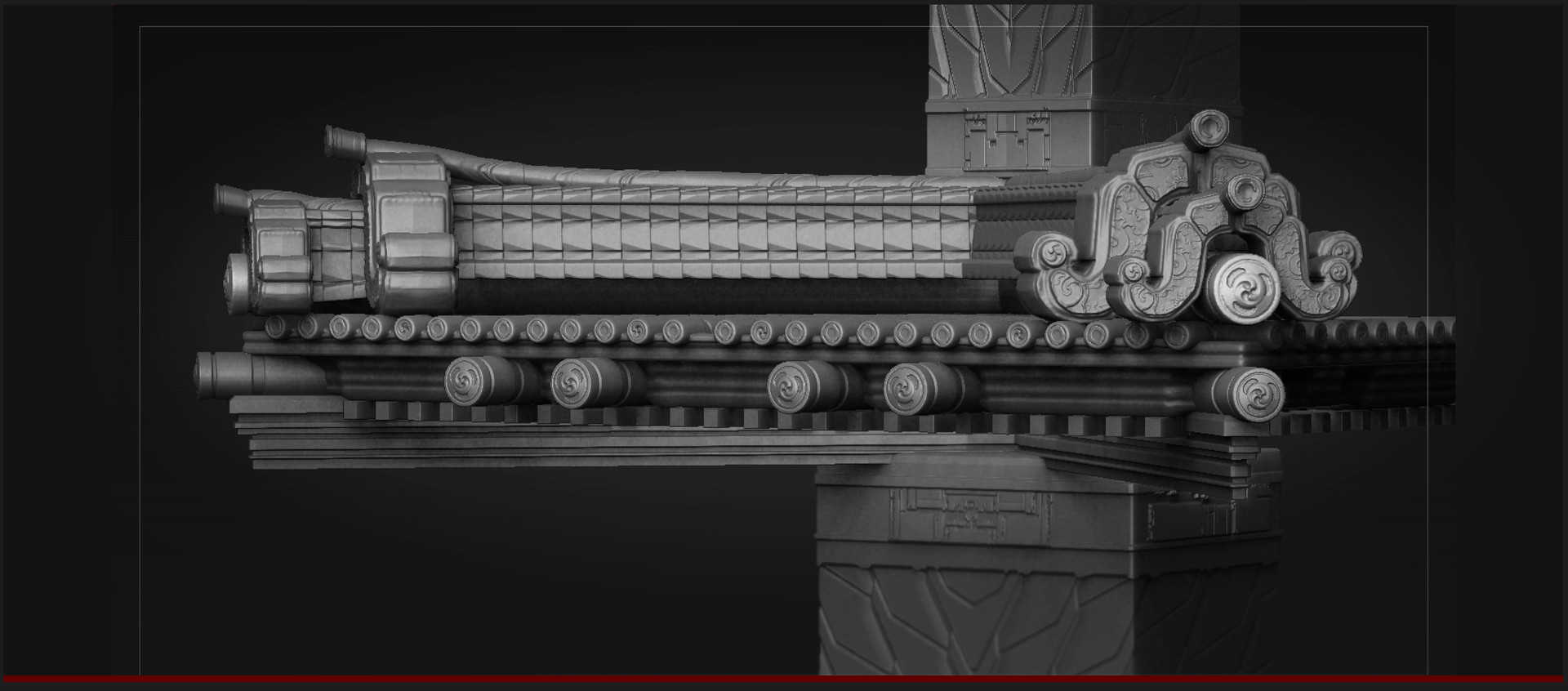 ArtStation - Modular pagoda - Zbrush