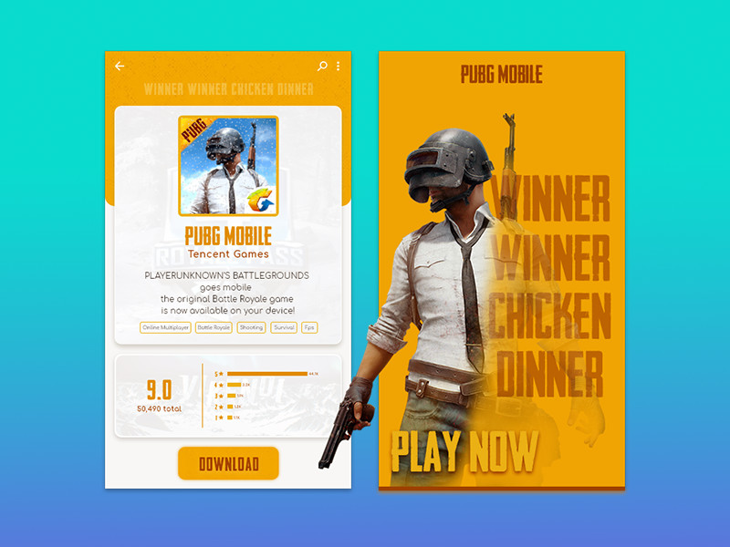 ArtStation - PUBG MOBILE Page Download Concept