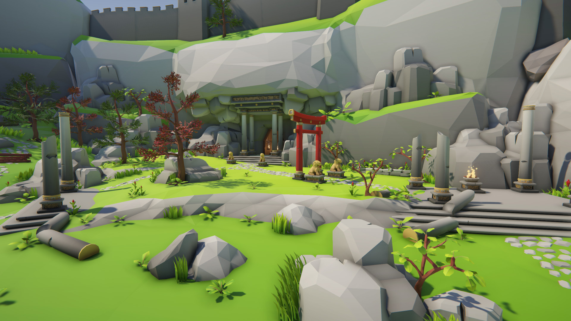 Christian Holzer - Lowpoly Style Asia (Unity3D)