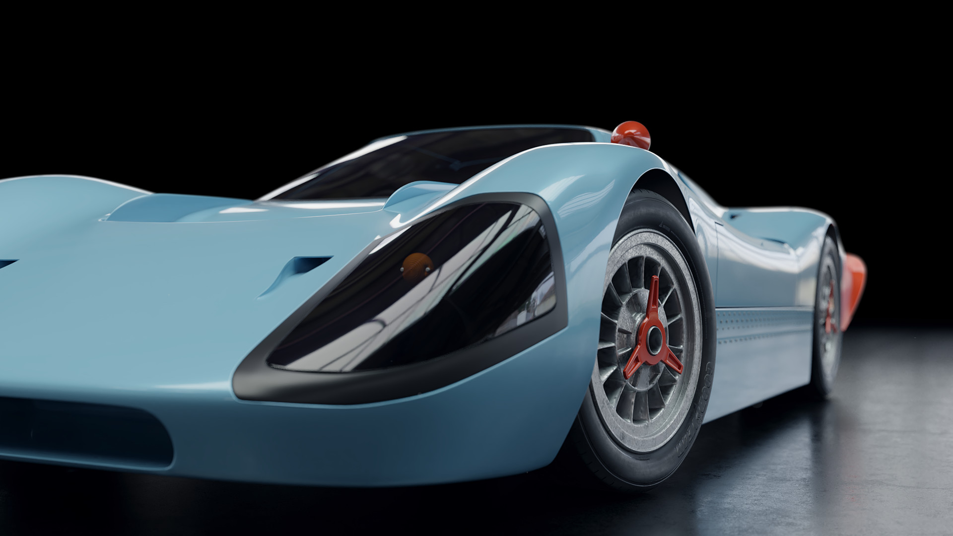 ArtStation - 1967 Ford Mark IV from LeMans