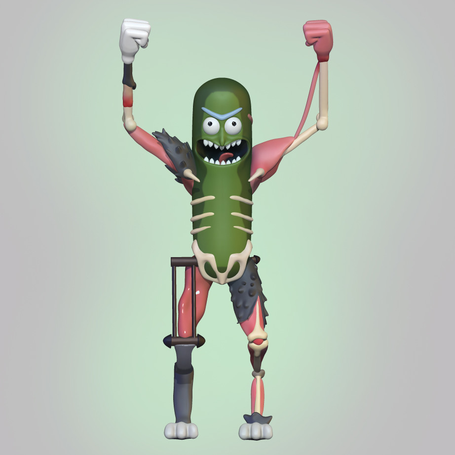 ArtStation - Pickle Rick