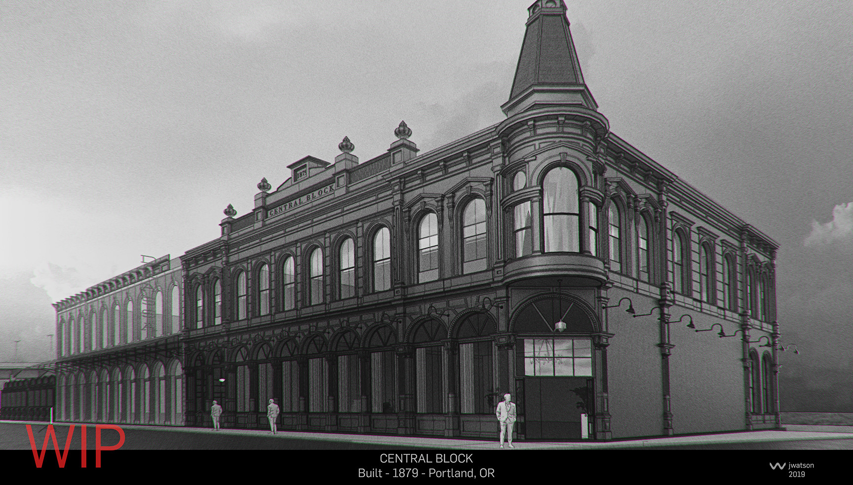 jack watson - Central Block - In-Progress - Old Town Portland Project