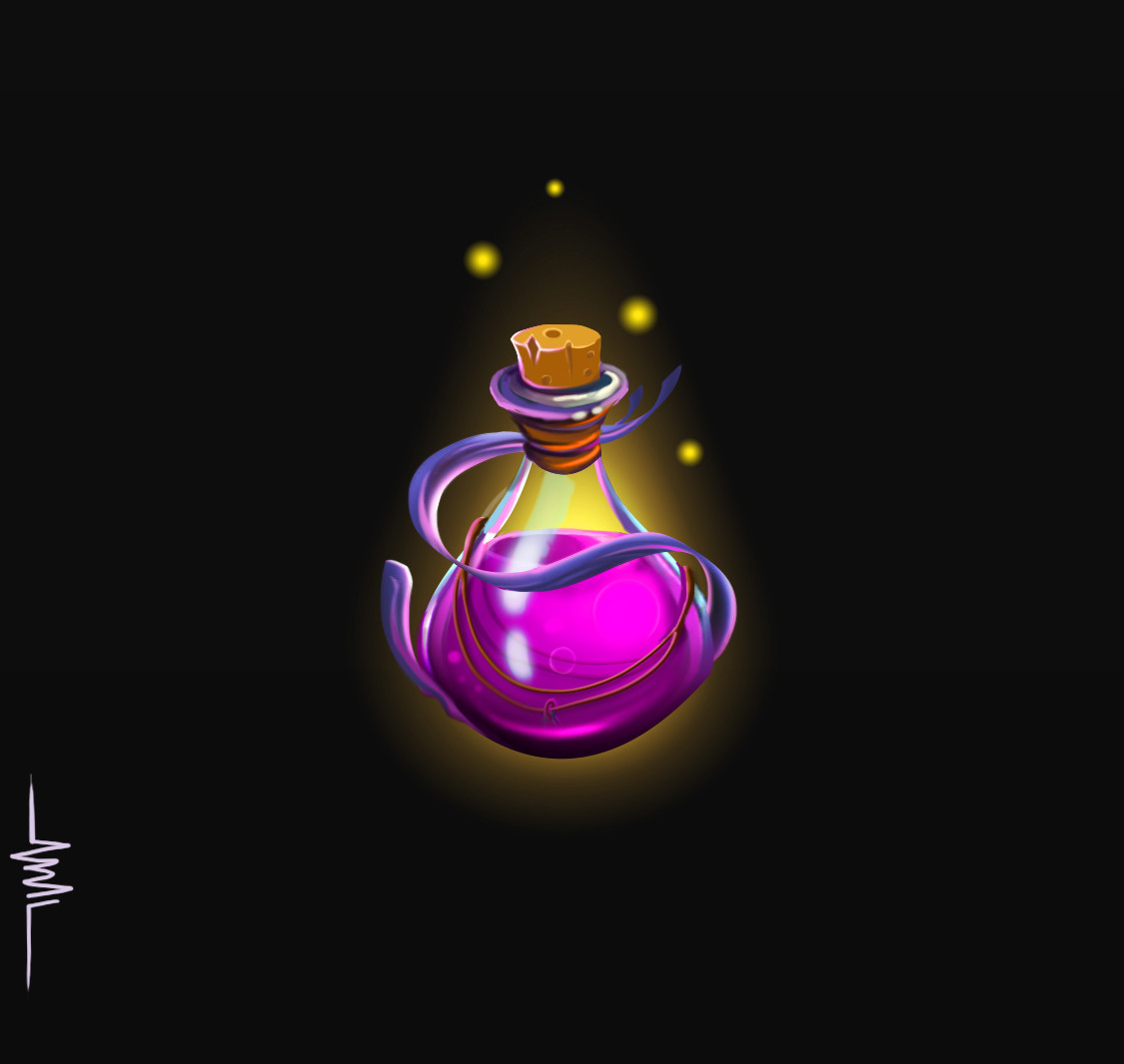 ArtStation - potion bottle III