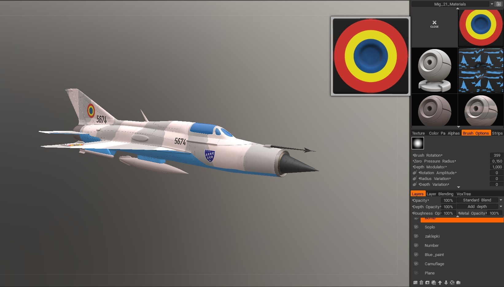 Andrey Demchenko - MIG 21 aircraft.