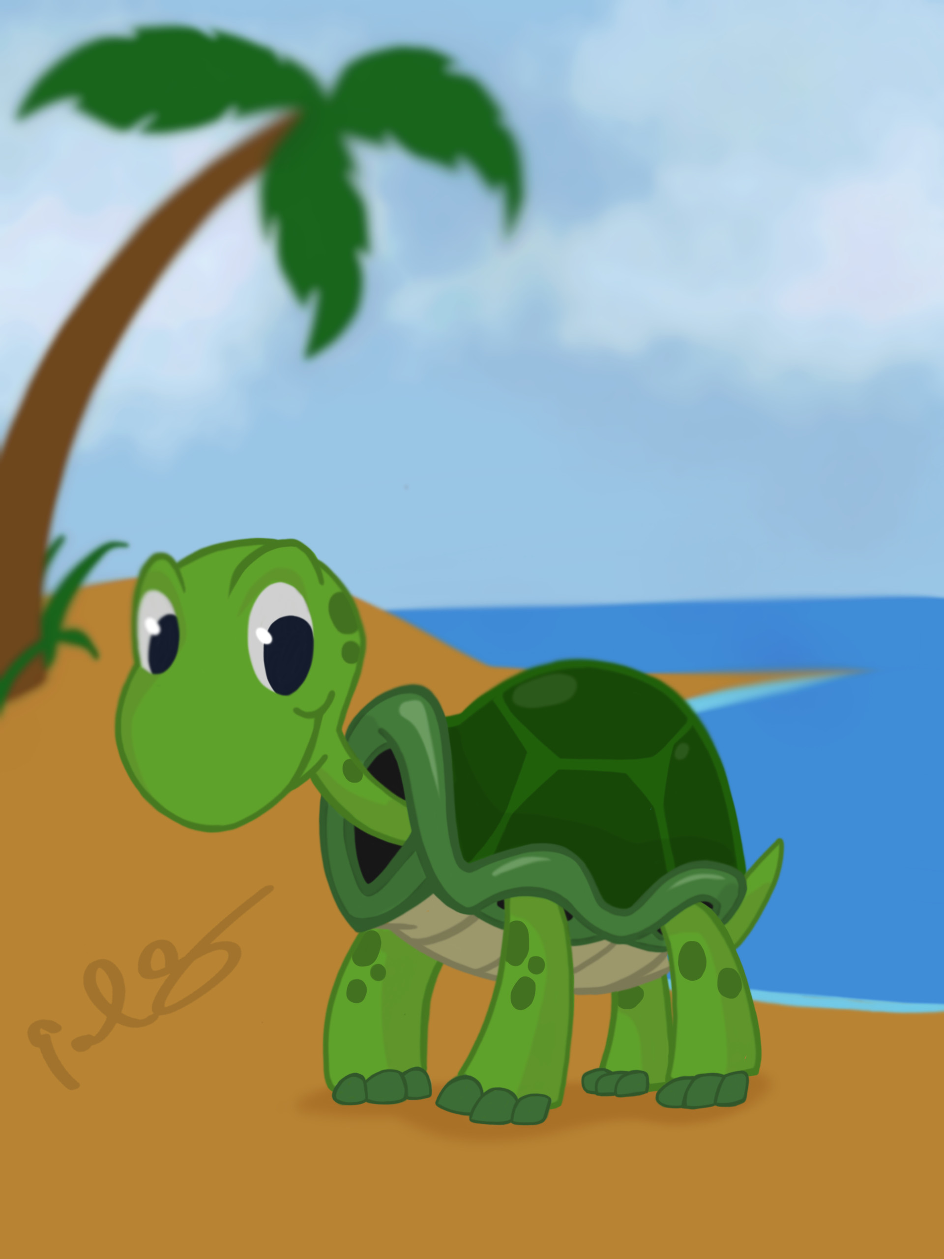 ArtStation - Deep Sea Toons: "The Turtle"