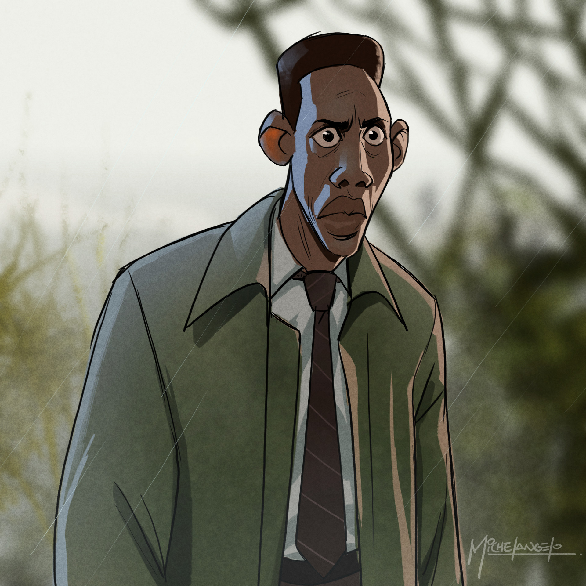 Michelangelo Almeida - Wayne Hays from True Detective Season 3.