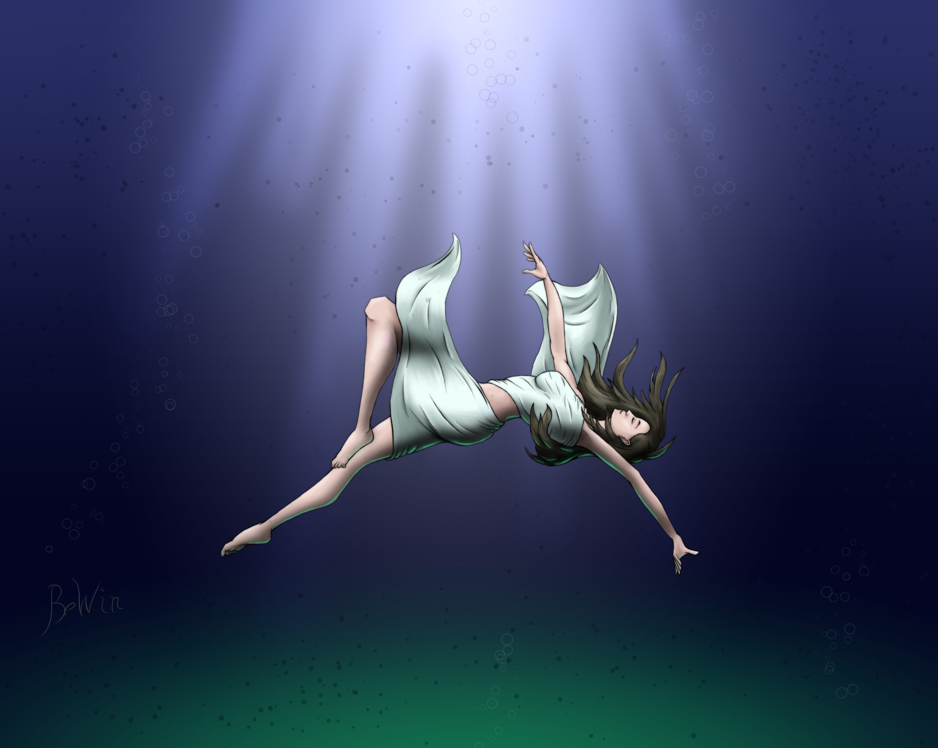 ArtStation - Birth of a Mermaid