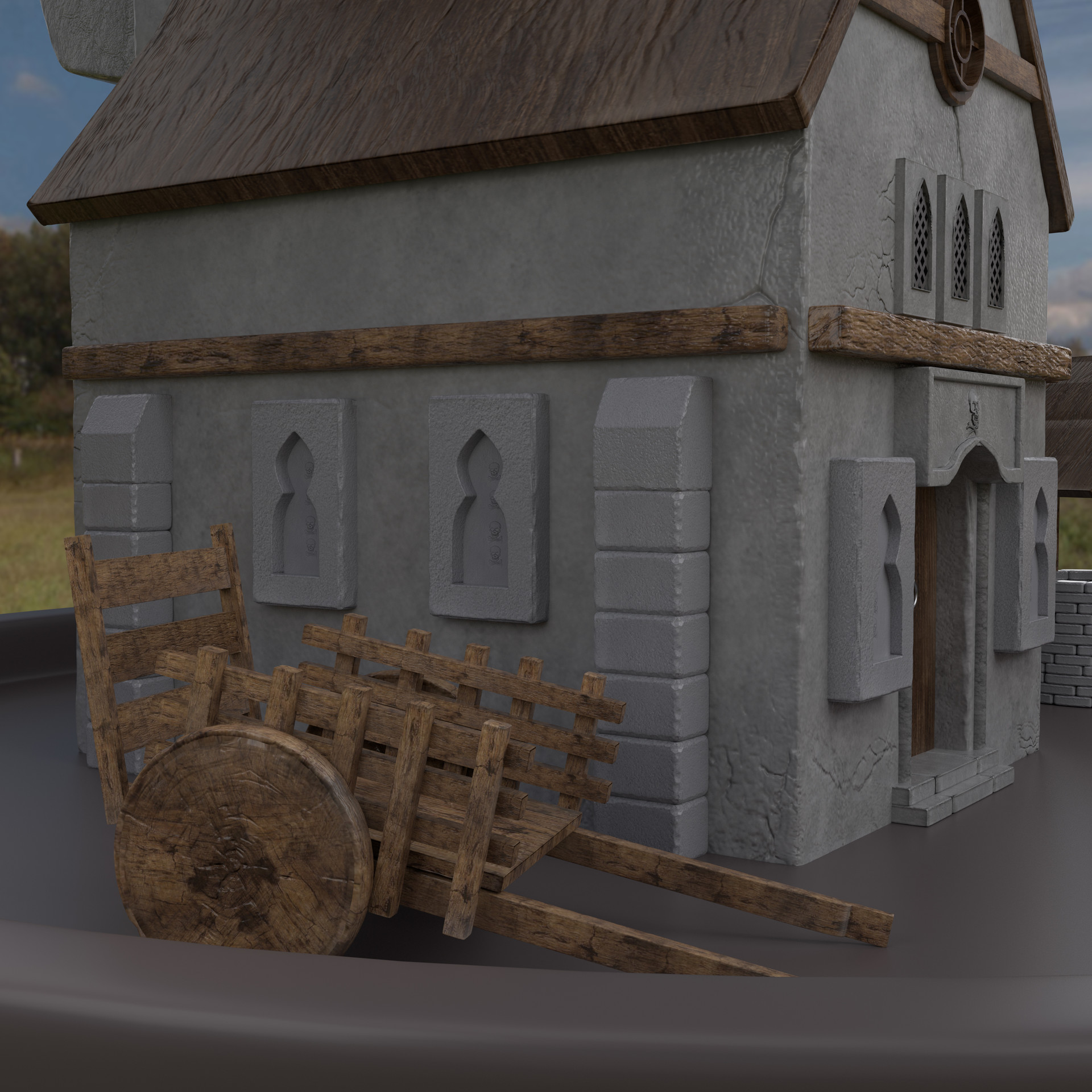 ArtStation - medieval house