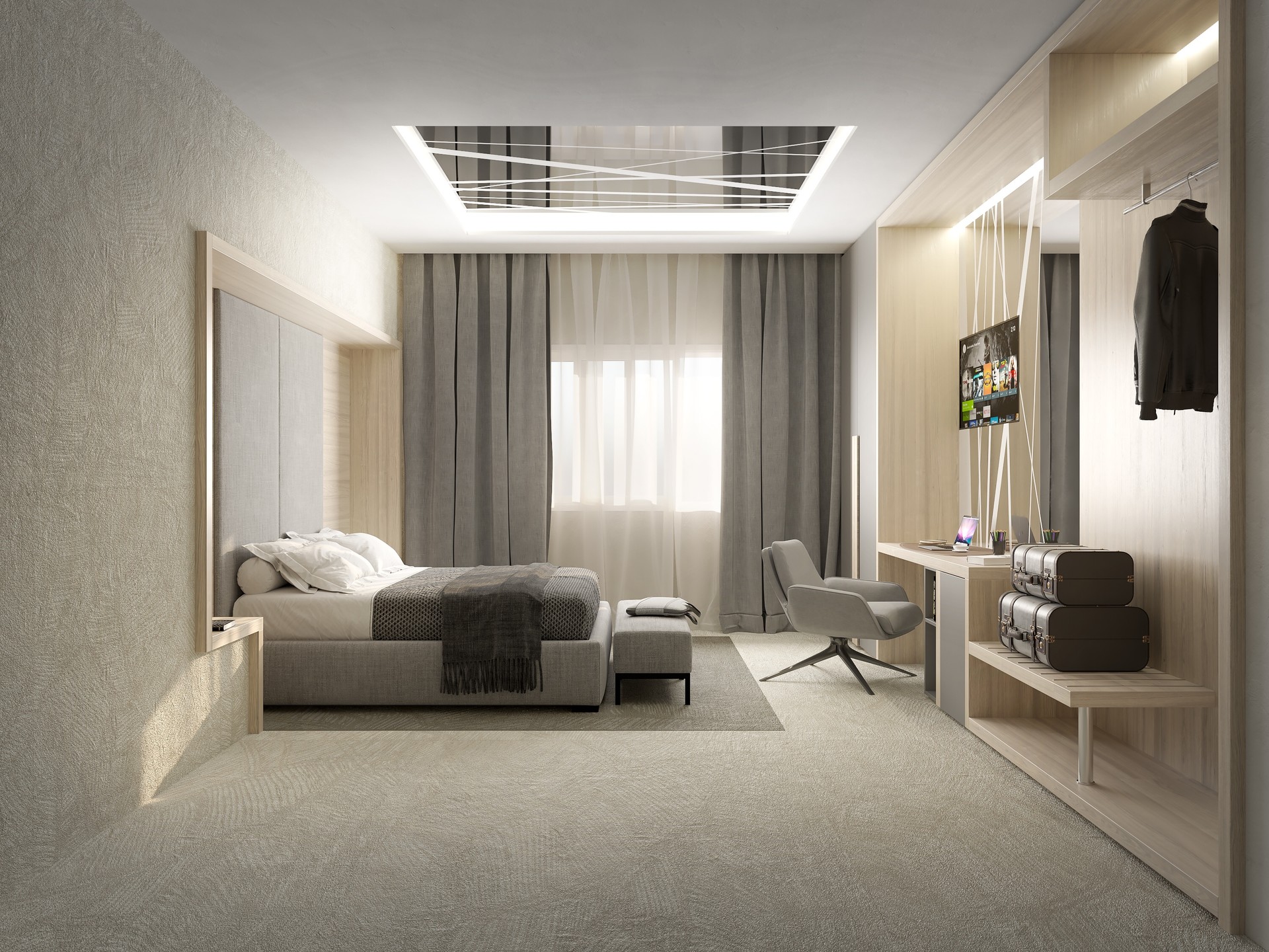 ArtStation - Hotel Room Concept