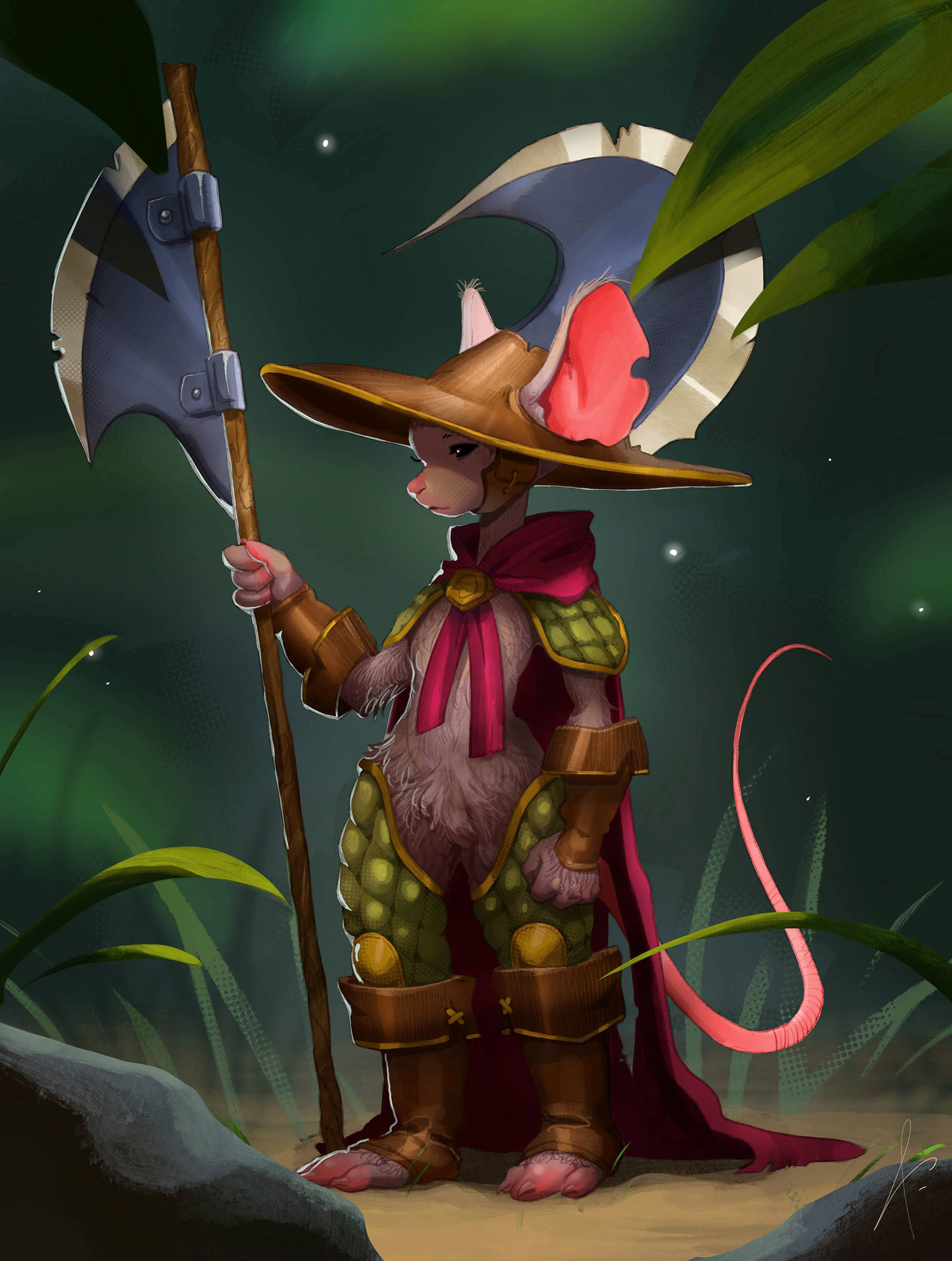 ArtStation - CDChallenge - Mouse Warrior