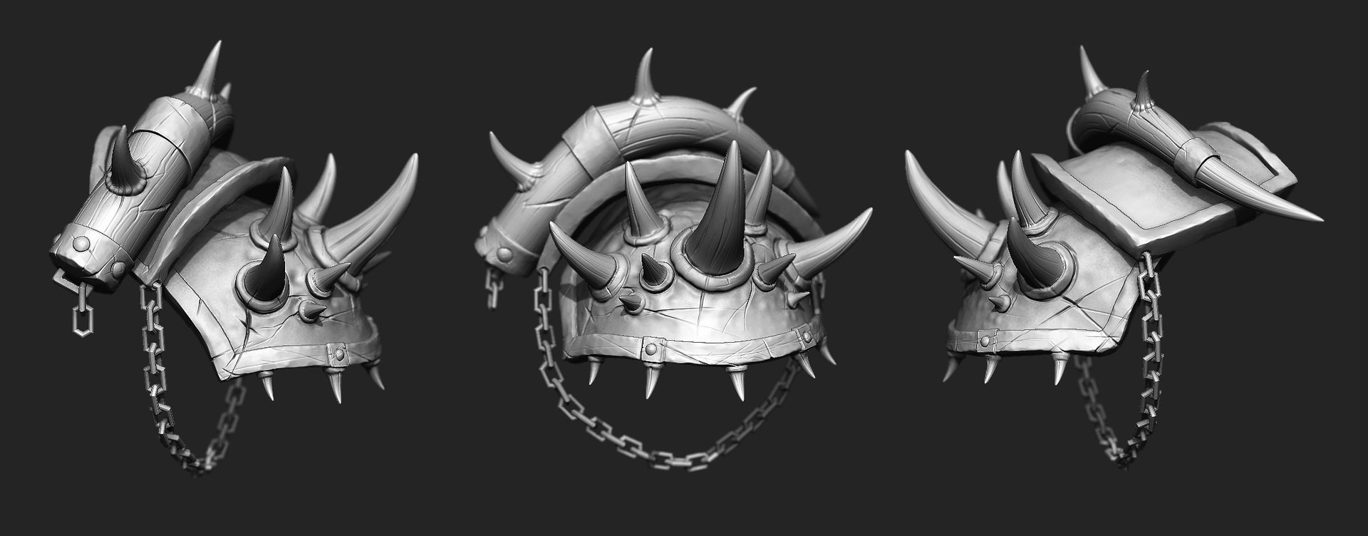 ArtStation - Orc Shoulders