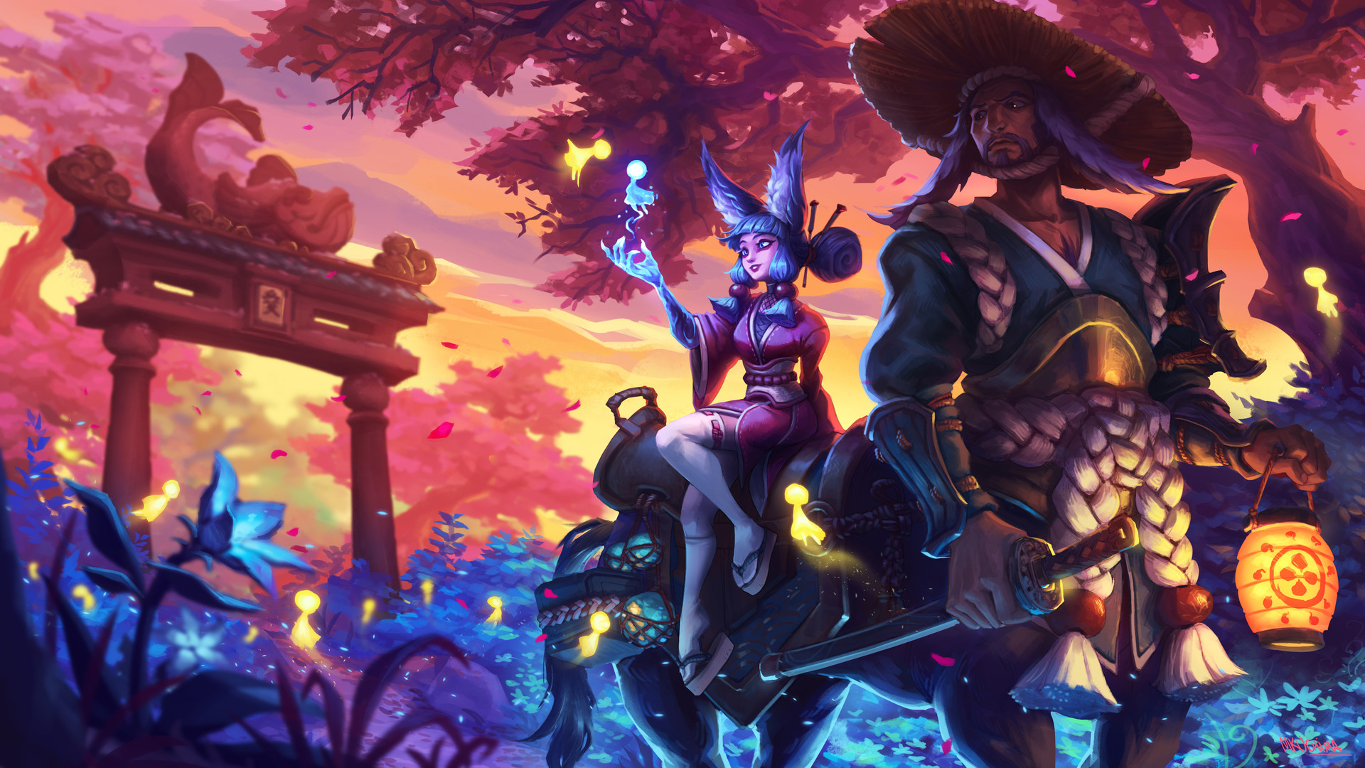 Marcos Kenji Uchima - Sunset Shrine Garden