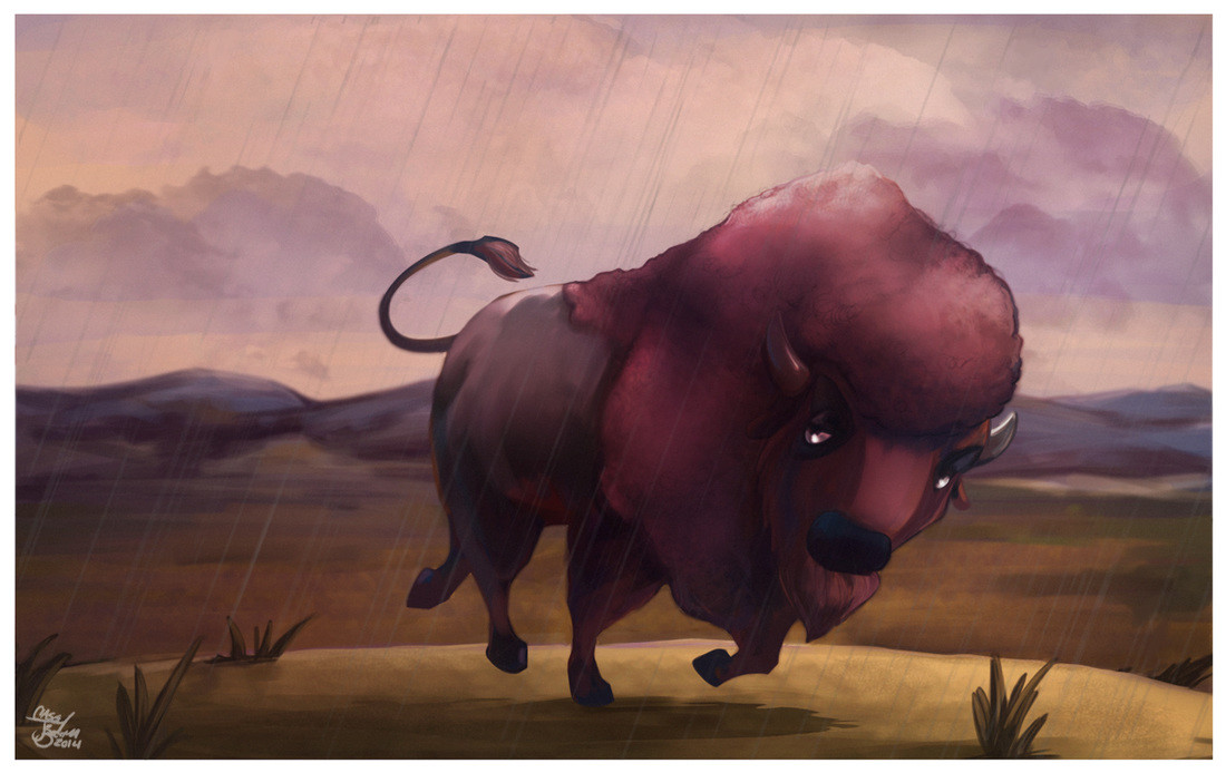 ArtStation - Buffo the Bison