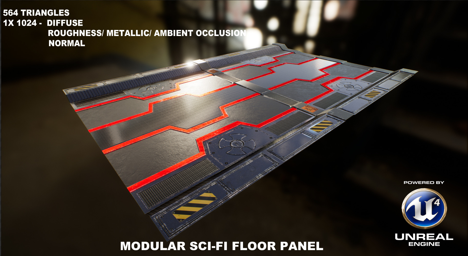 Michael Basra - Modular Sci-Fi Floor Panel