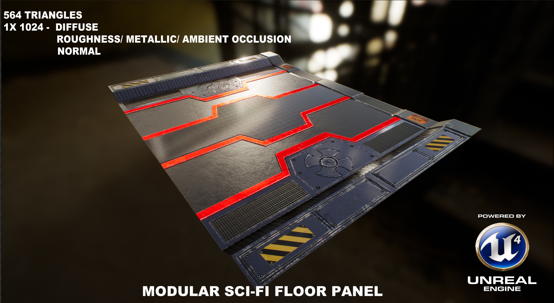 Michael Basra - Modular Sci-Fi Floor Panel