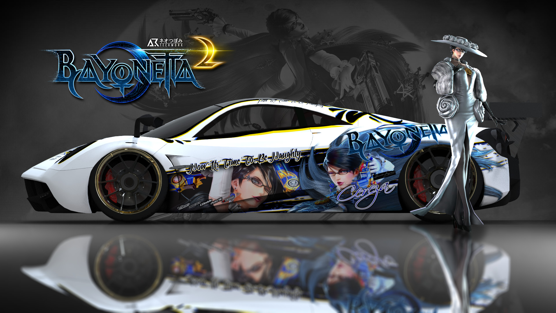 ArtStation - Cereza - Bayonetta 2 ( Pagani Huayra )