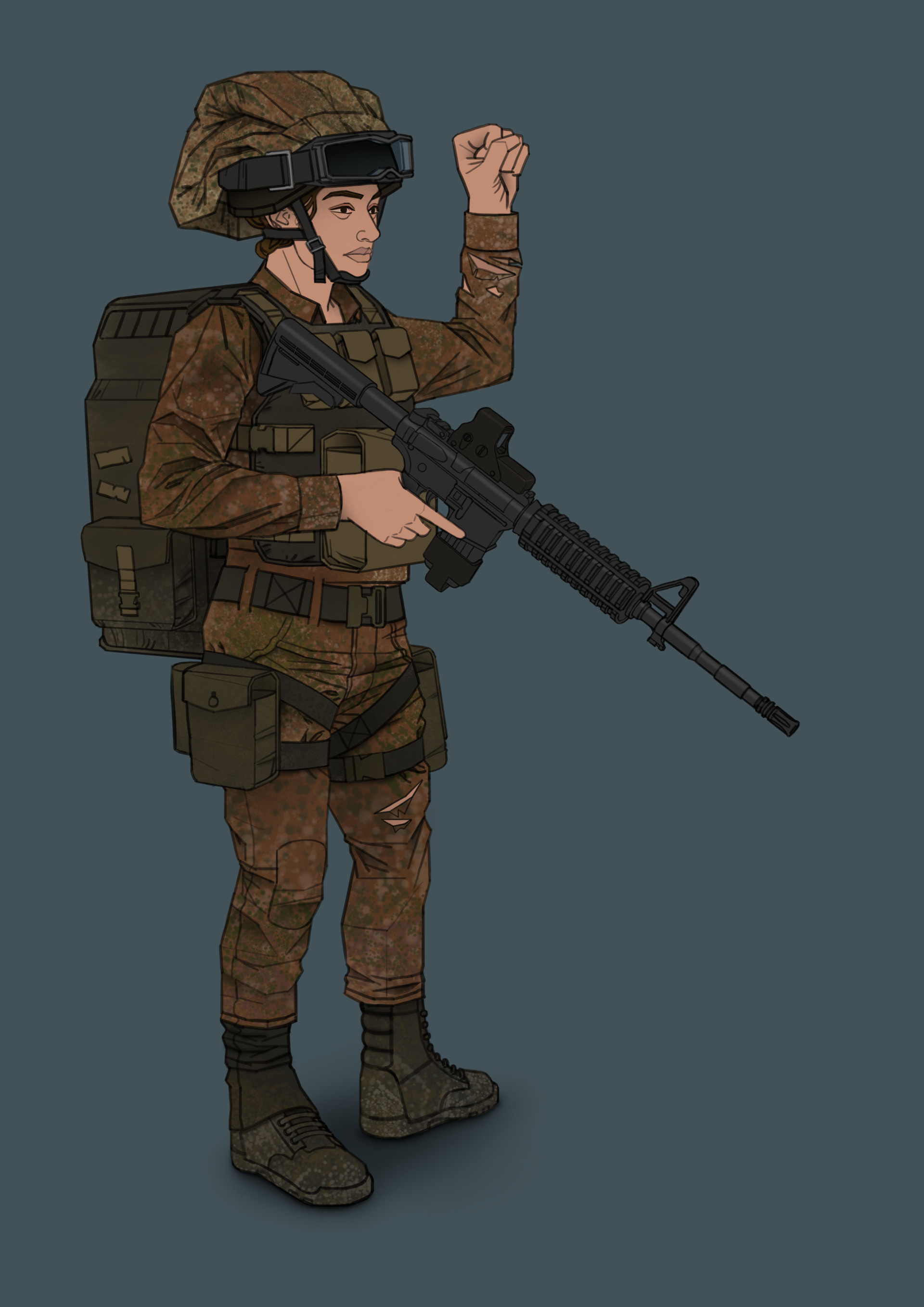 ArtStation - IDF Soldier fanart