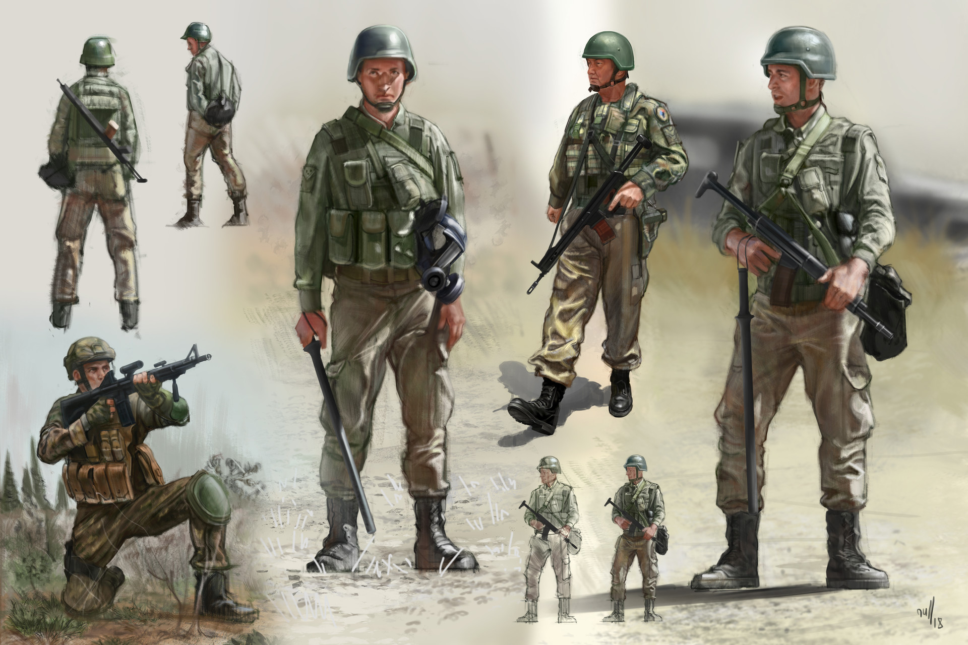 ArtStation - Soldiers