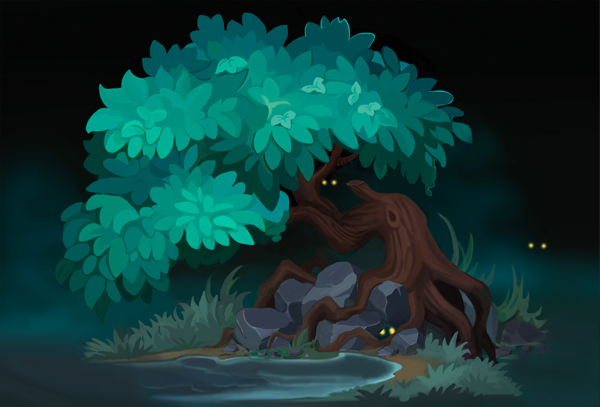 ArtStation - Magic tree