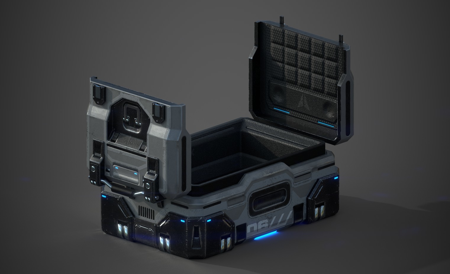 ArtStation - Industrial Futuristic Crate
